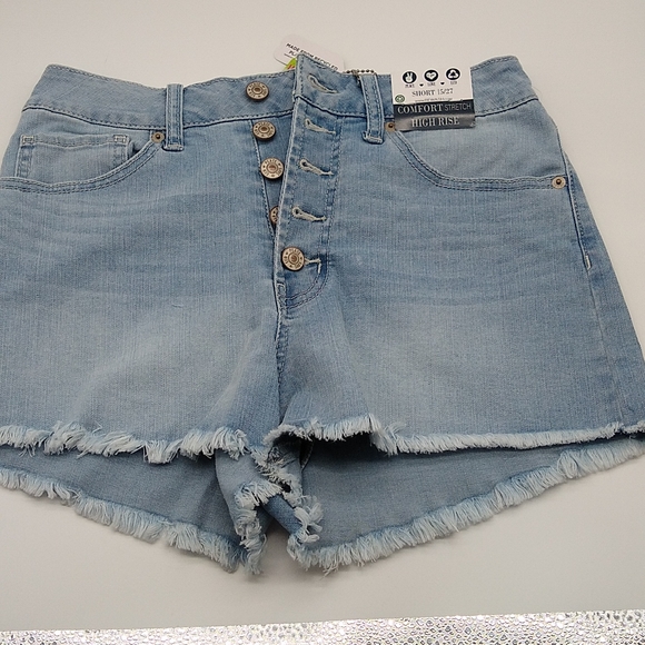 Rewash | Shorts | Rewash Hi Rise The Riley Button Fly Jeans Short Size ...